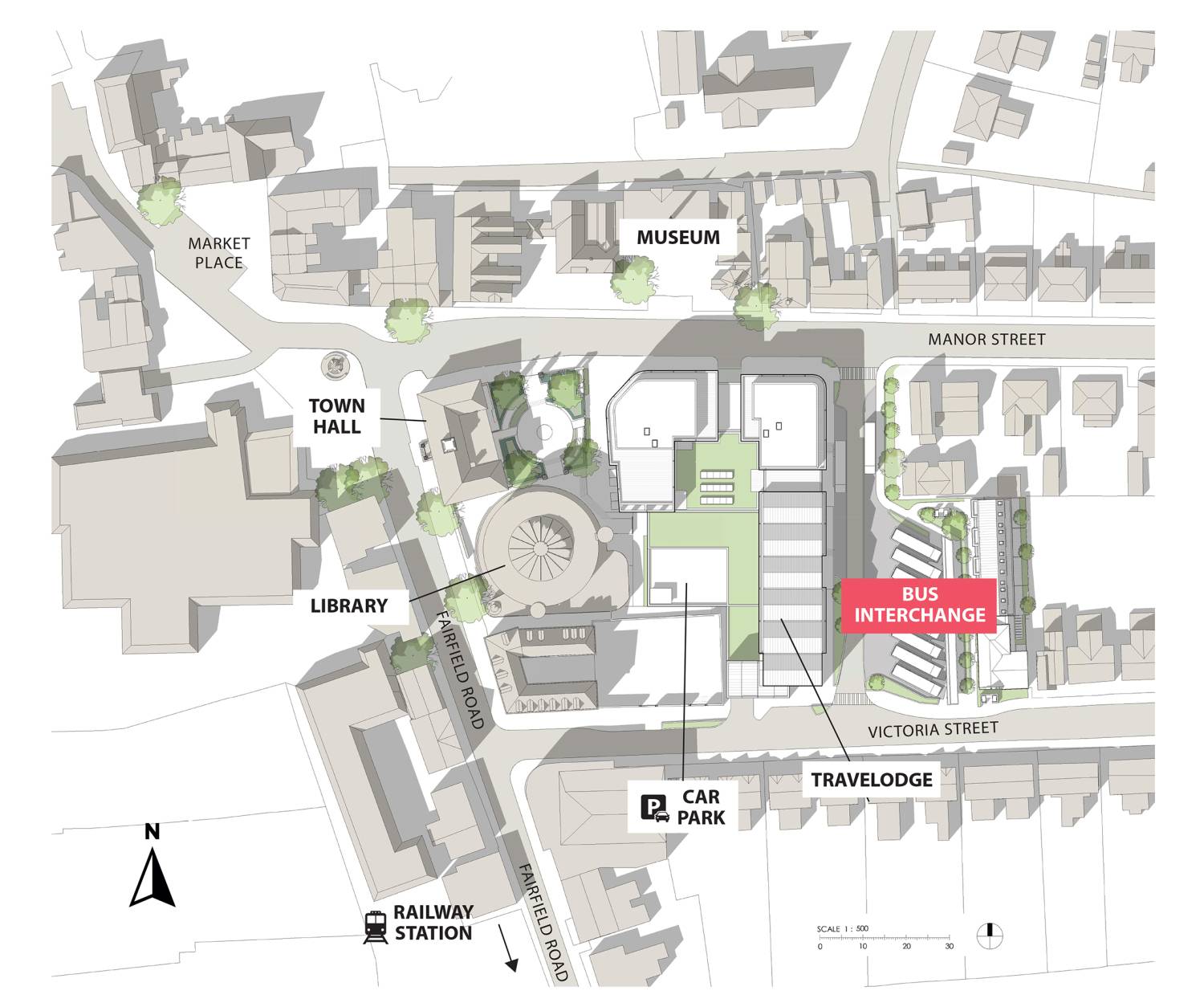 Braintree Essex Bus Stop